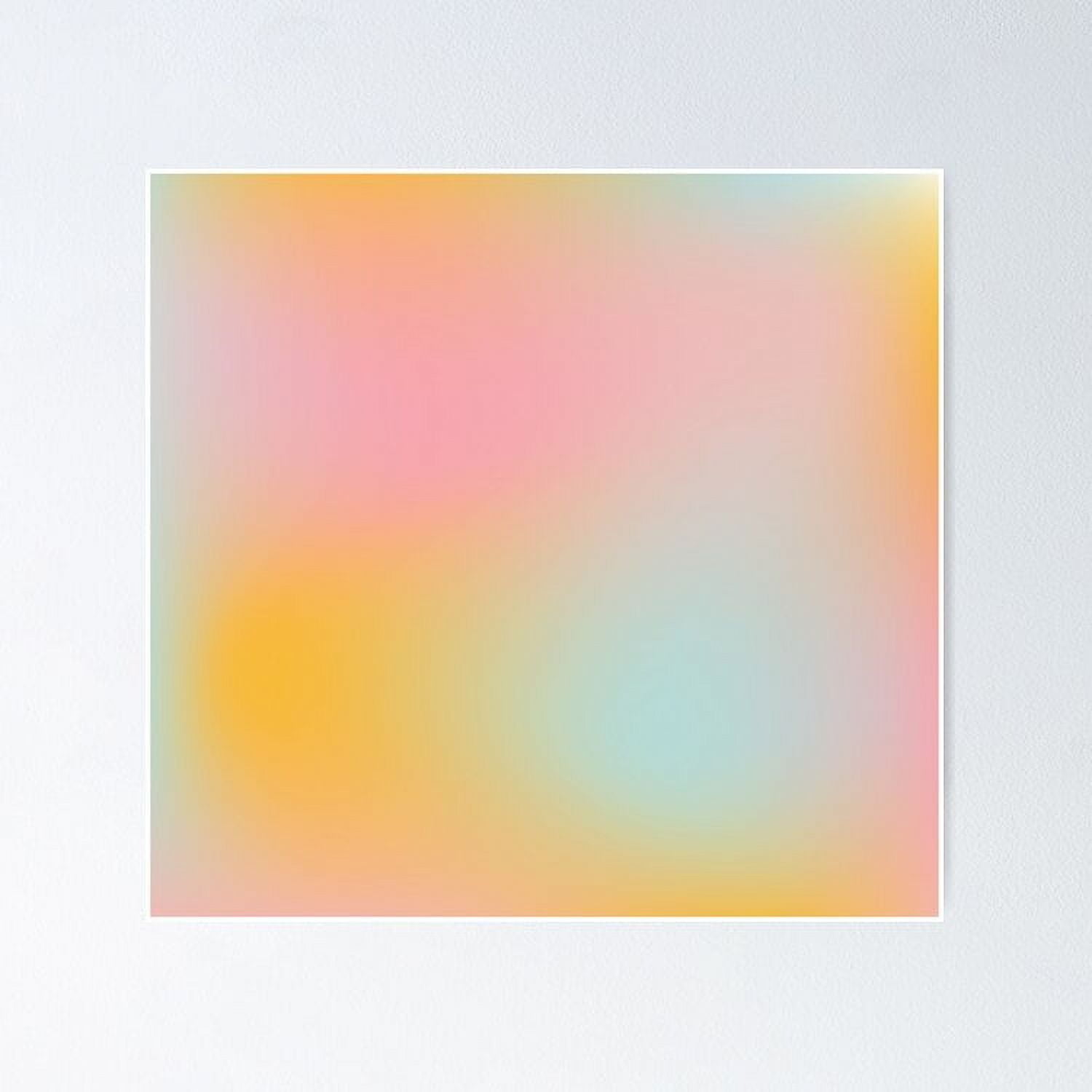 Orange Blue Pink Blur Mesh Soft Gradient Colorful Abstract Pastel ...