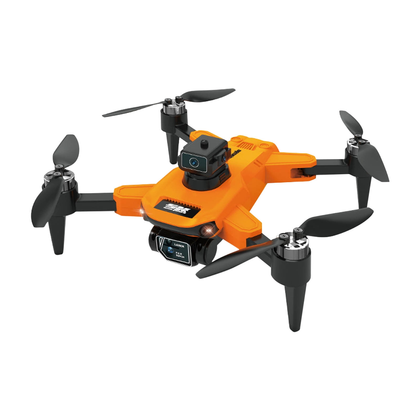 Orange Brushless Motor Drone, 4K Camera, Fixed Height, Folding Aerial ...