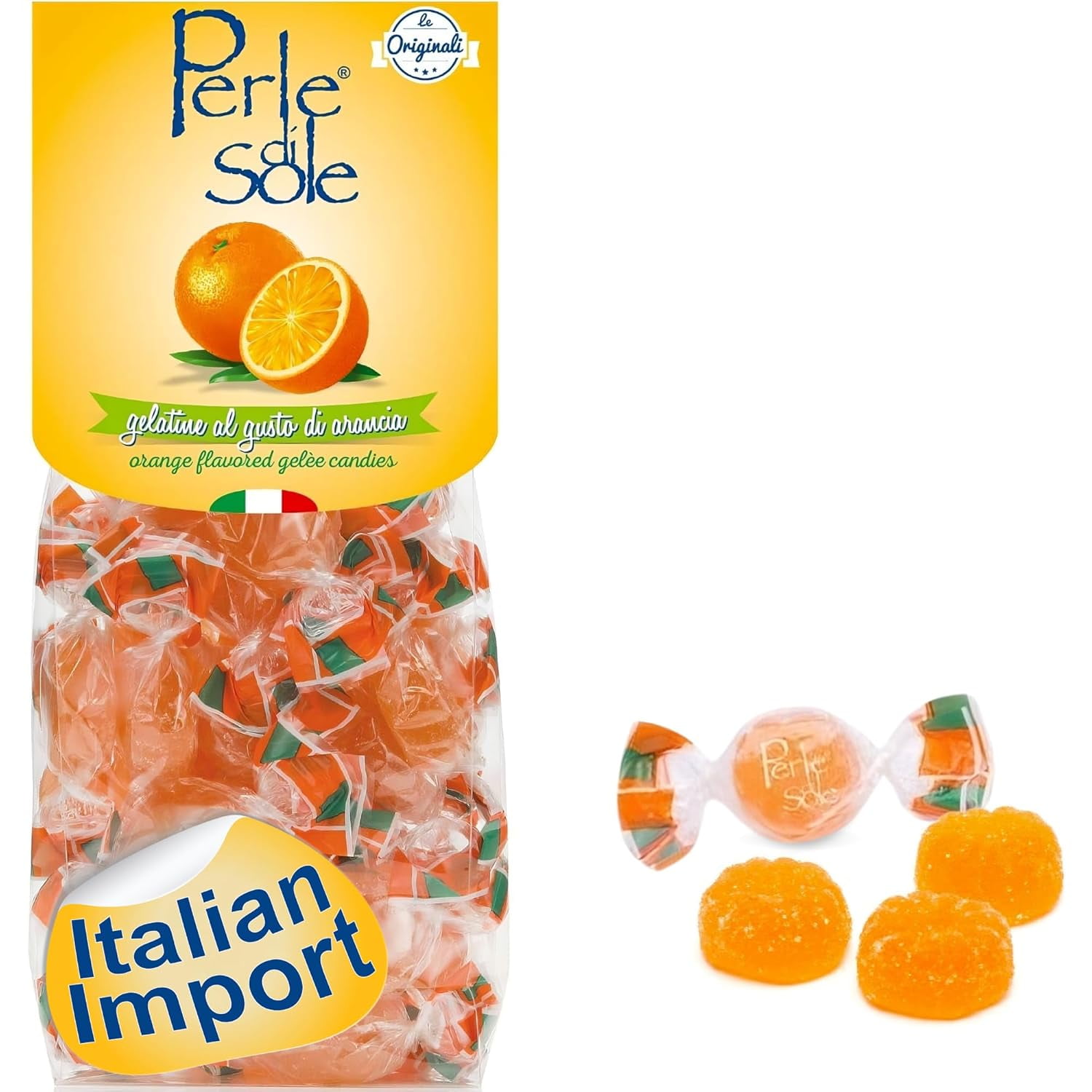 Orange Candy from Italy - Soft Jelly Candy - Italian Fruit Jelly Candy ...