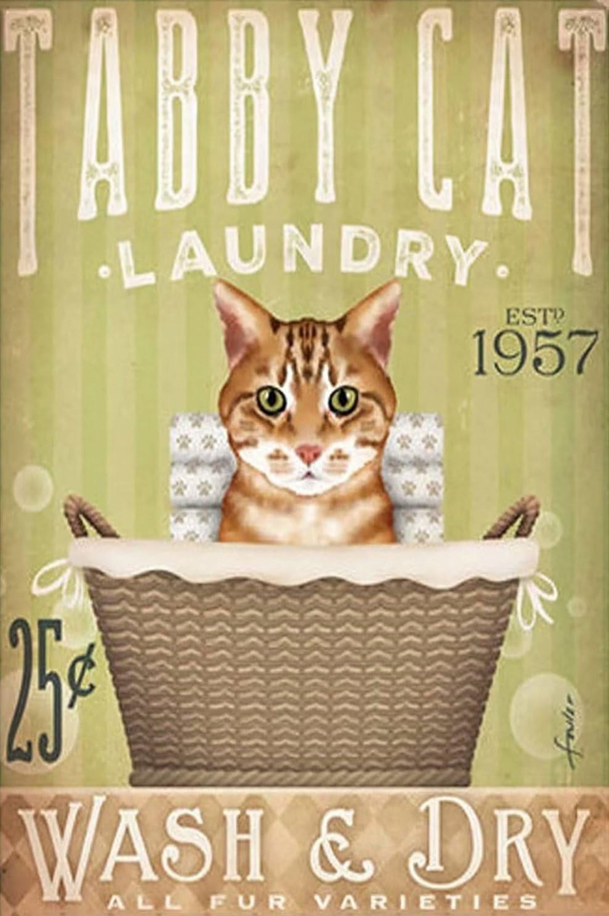Orange Cat Jigsaw Puzzles 1000 Pieces For Adults -Tabby Cat Laundry ...