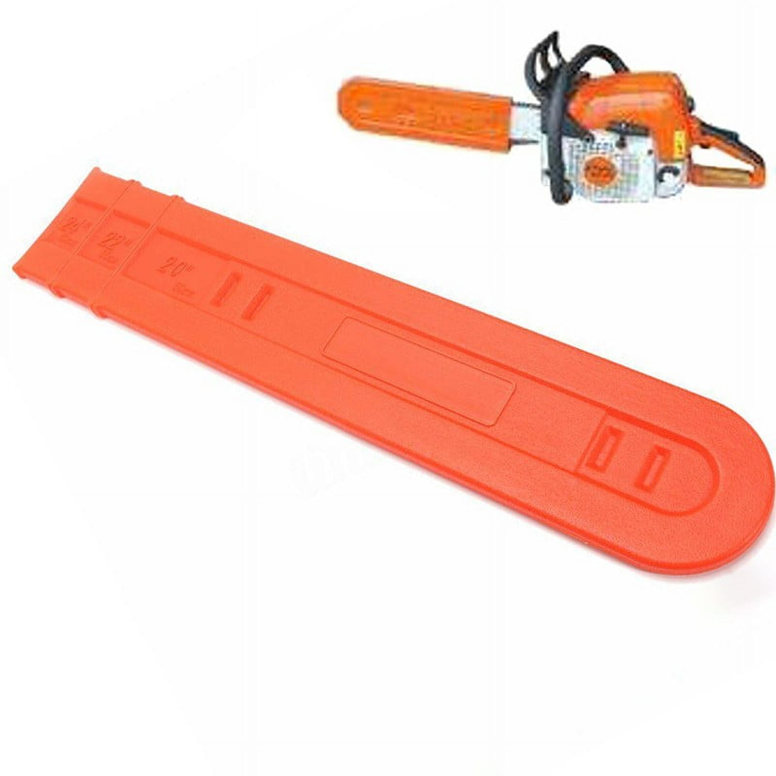 Orange Chainsaw Bar Protect Cover Scabbard Guard For 038 044 046 ...