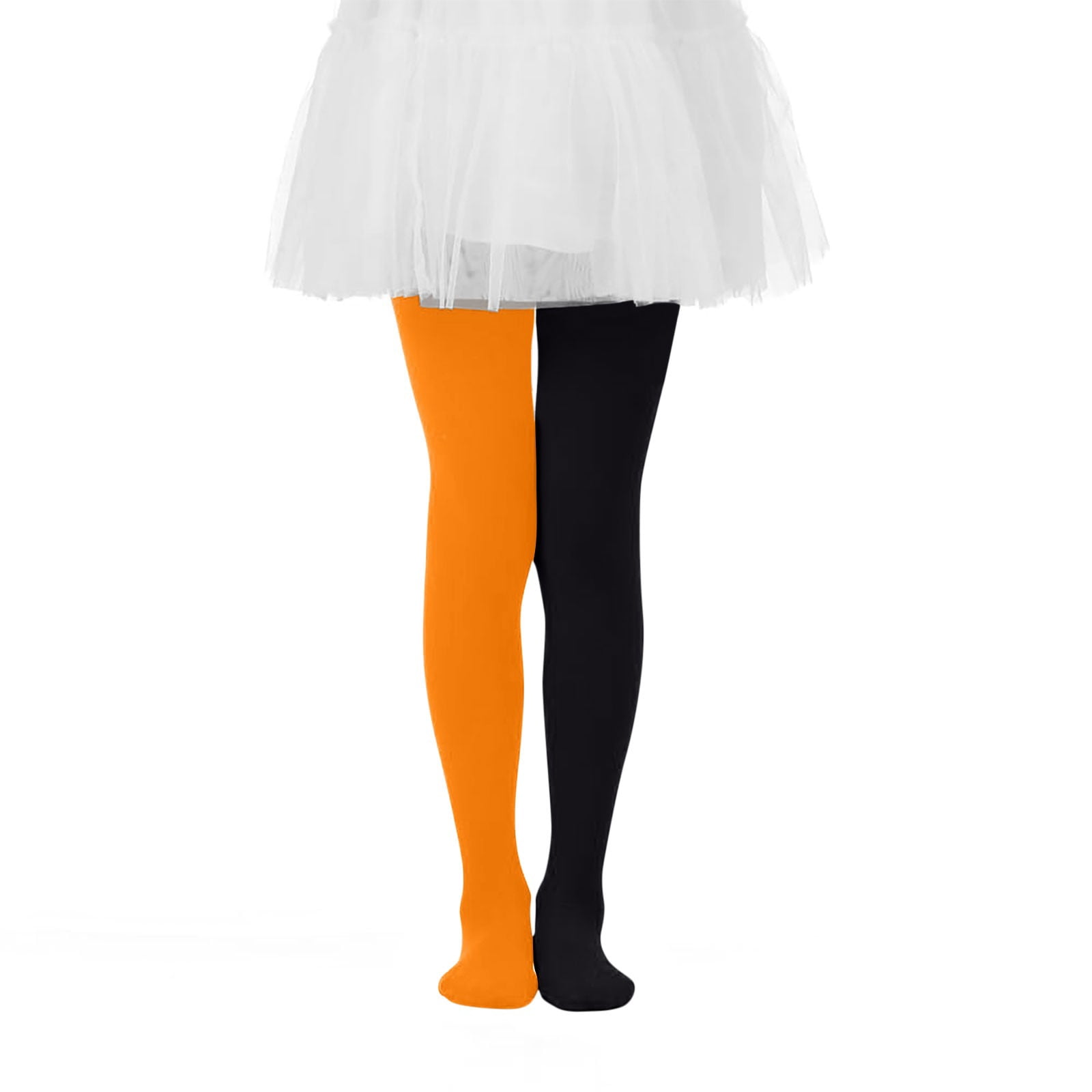 Orange Children Boy Girl Pants Leggings Tights Catsuit for Kid Dance ...