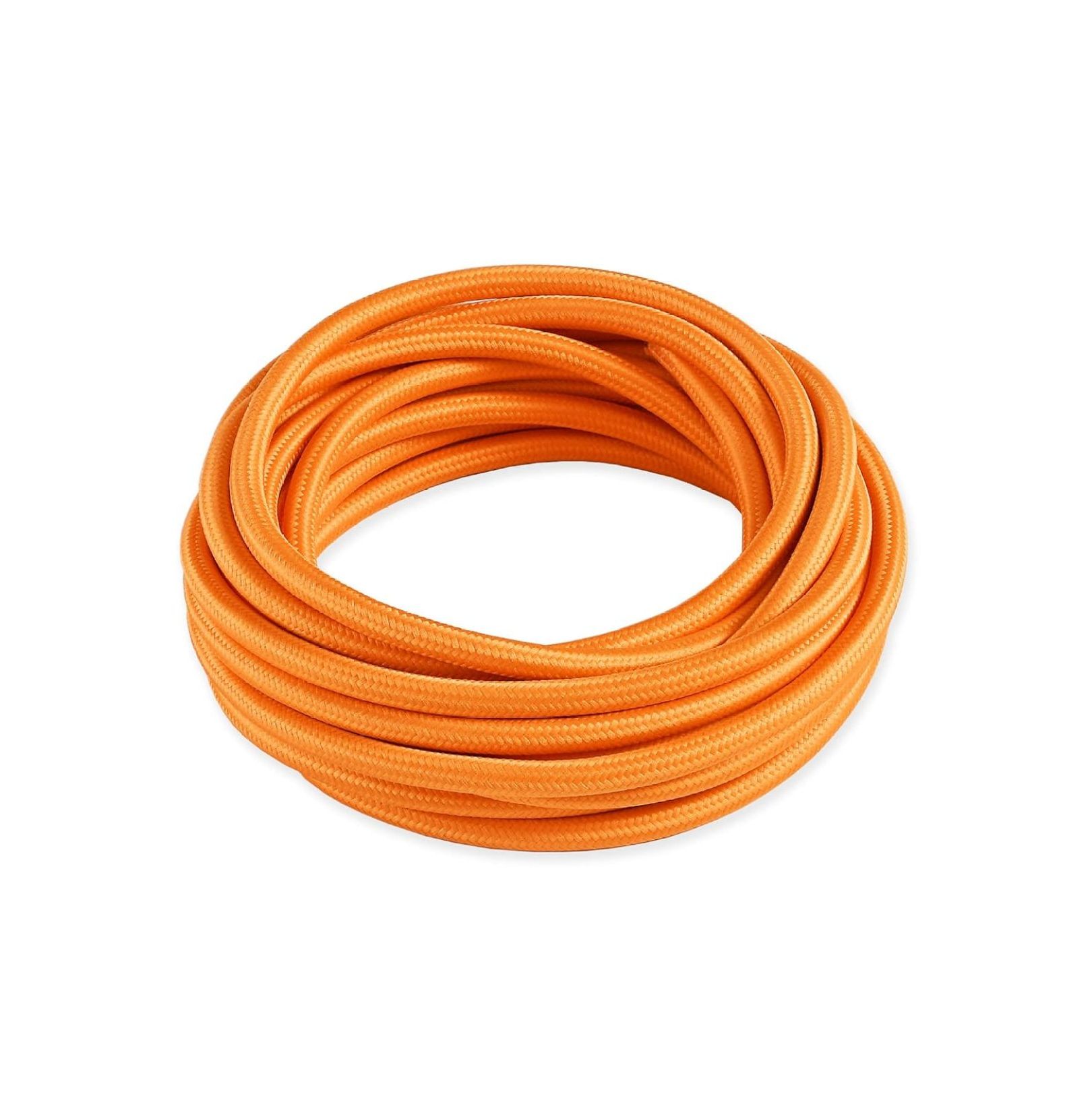Orange Color Cloth Covered Electrical Wire - 16Ft Textile Cable for ...