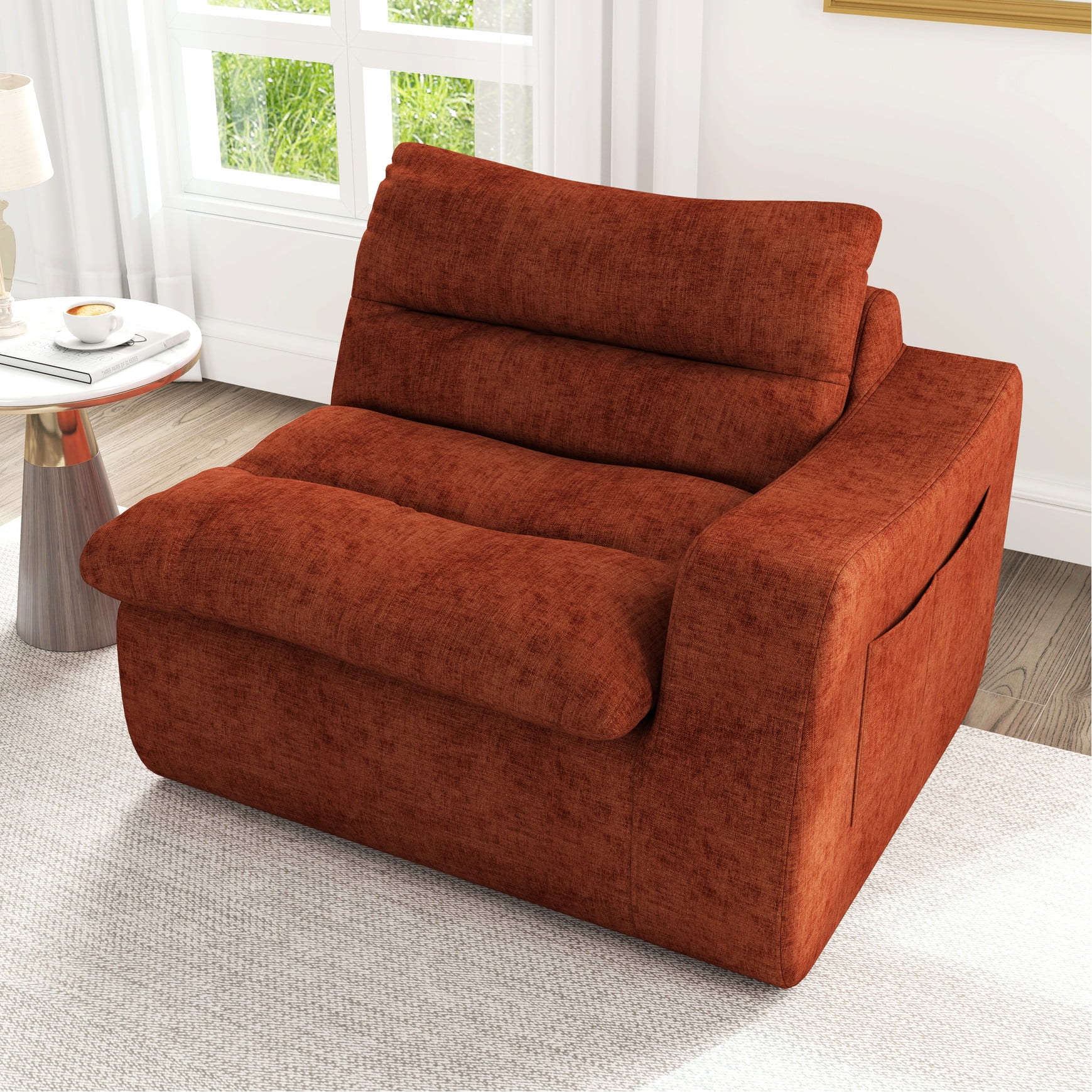 Orange Colorway - Ergonomic Comfort - Study Room Focus - Back ...