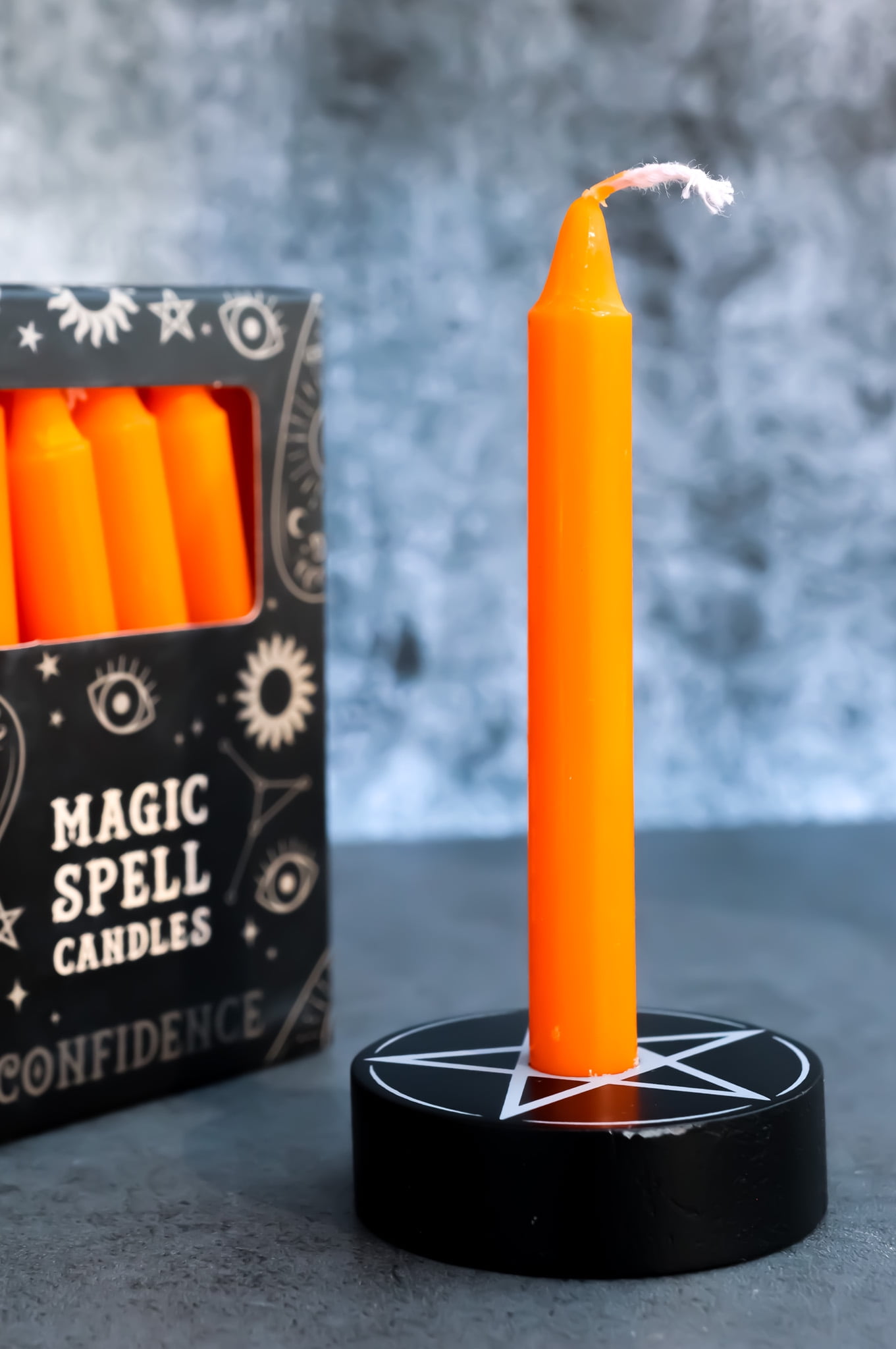Orange Confidence Pack of 12 Wicca Occult Witch Ritual Spell Chime ...