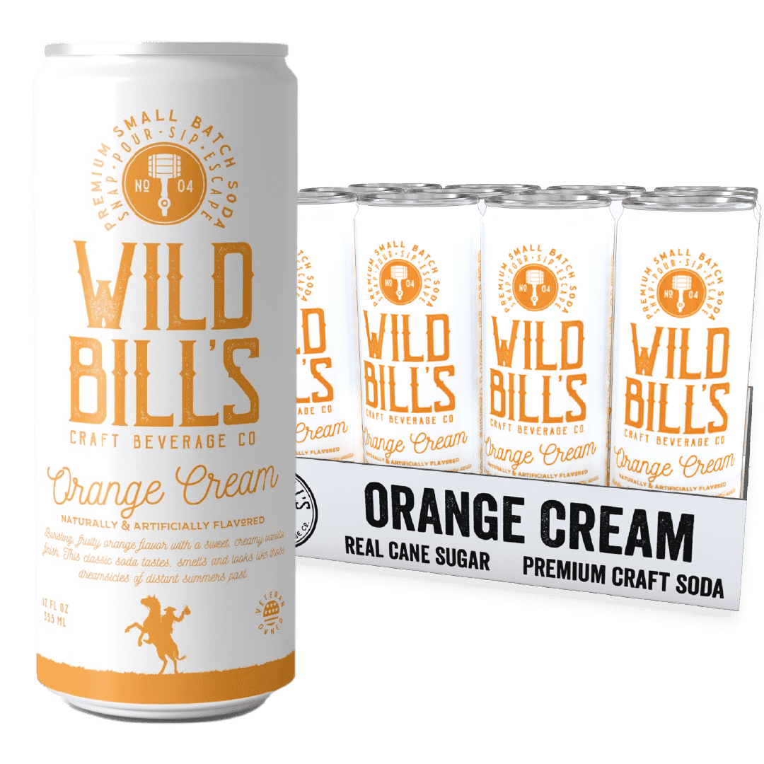 (Price/Case)Wild Bill's Orange Cream 12/12oz, 458956 - Walmart.com