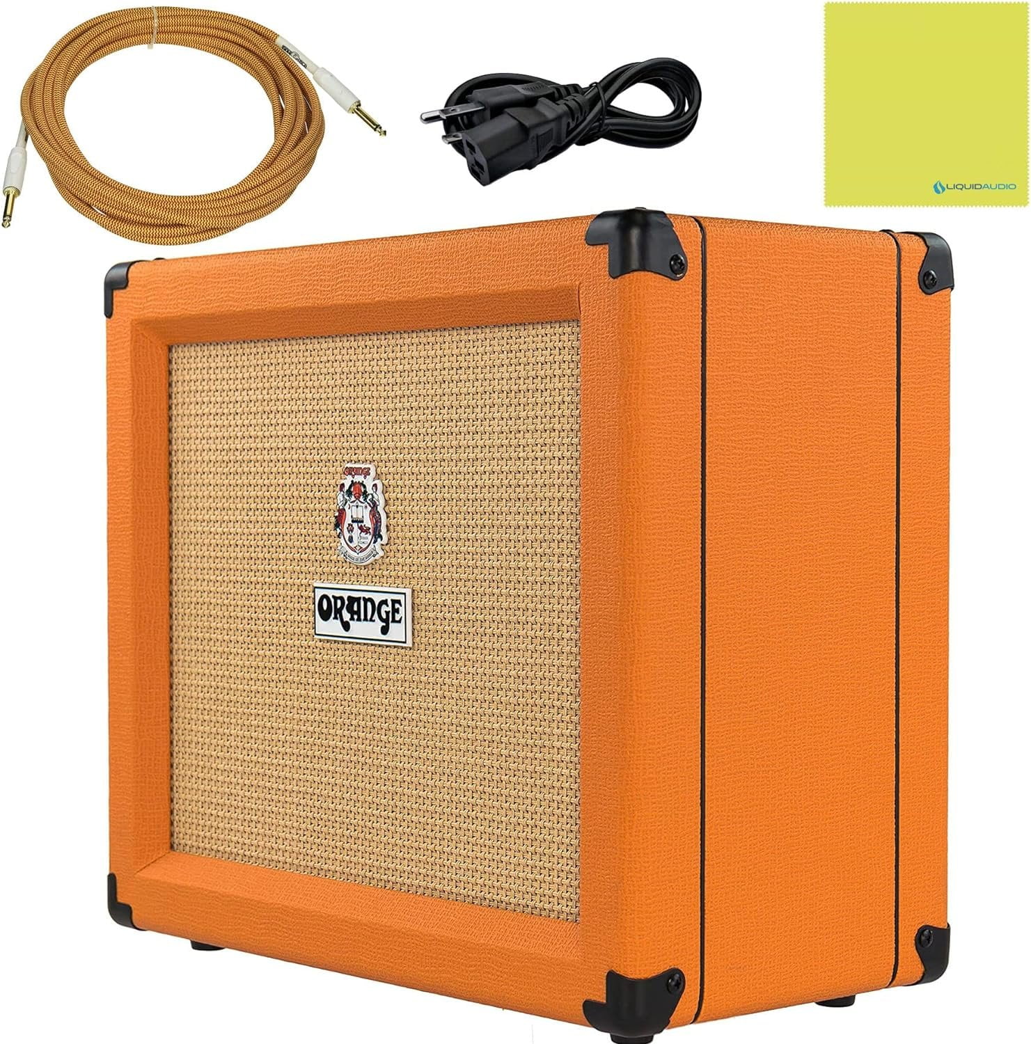 Orange Crush 35RT Guitar Combo Amplifier Bundle with Pig Hog 10ft ...