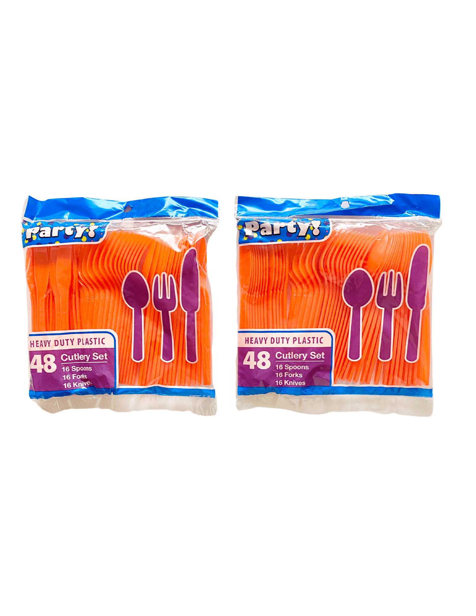 Orange Cutlery Plastic, Plastic Orange Cutlery, Orange Plastic ...