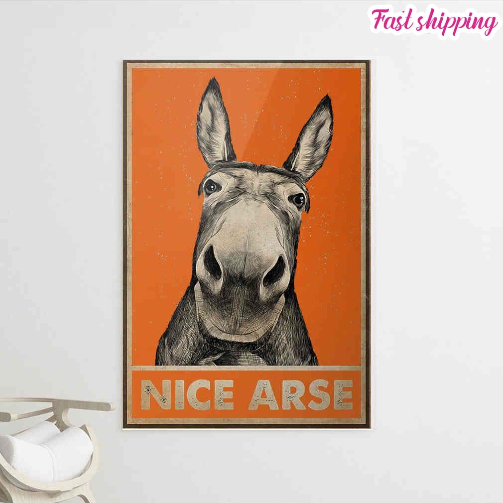 Orange Donkey Nice Arse Poster Prints Poster Wall Art Vertical 11 x 17 ...
