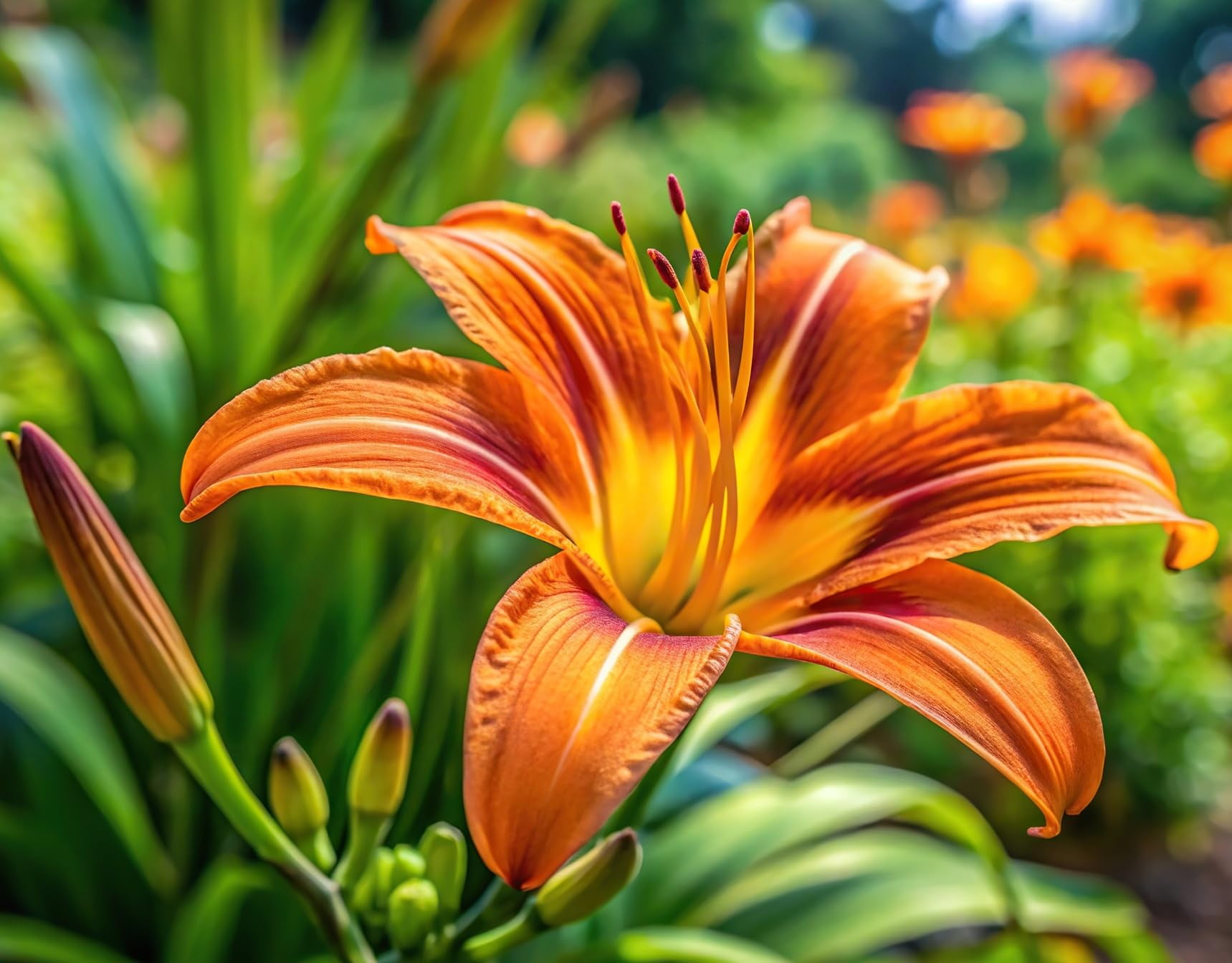 Orange Eremo Lily Bulbs for Planting - Perennial Lilium Bulbs (5 Bulbs ...