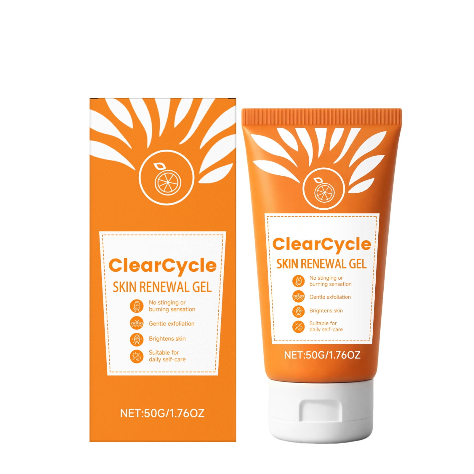 Orange Exfoliating Gel, 50g/1.76oz, 2026 Exfoliating Cleansing Gel ...