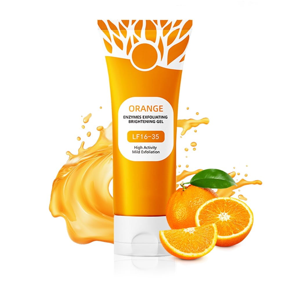 Orange Exfoliating Gel for Face and Body, 2025 New Deep Pore Orange ...