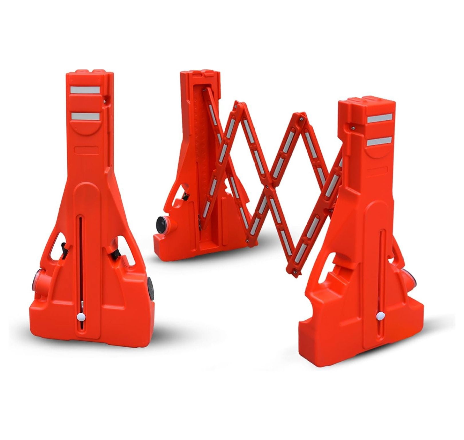Orange Expandable Safety Plastic Barrier: Adjustable 75" | Portable ...