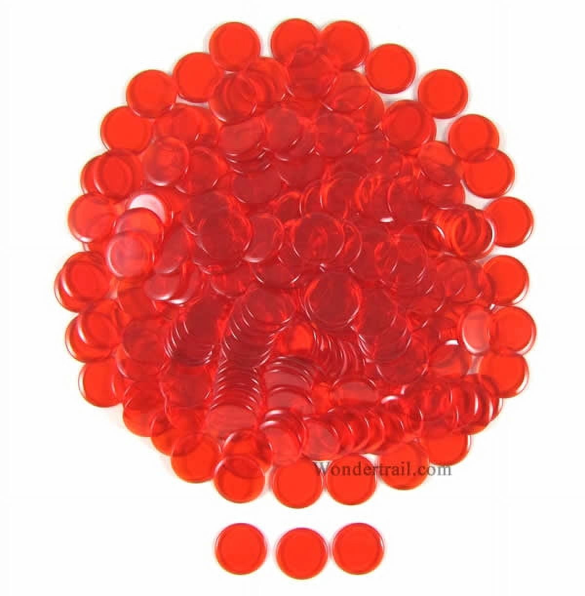 Orange Extra Thick Plastic Sorting Chips 19MM (3/4in) Pack of 250 ...