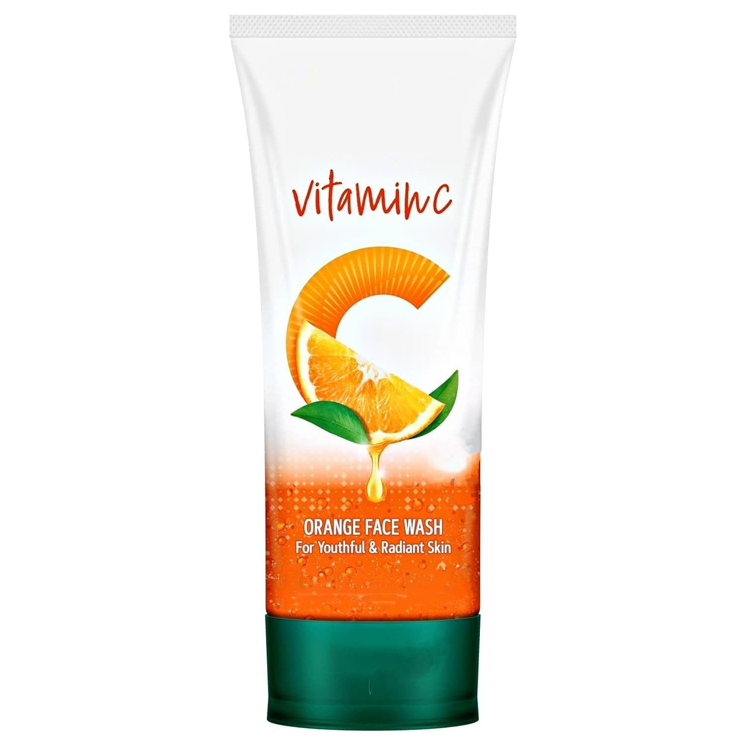 Orange Face Wash With Vitamin C Removes Pimples Dark Spots Glowing ...