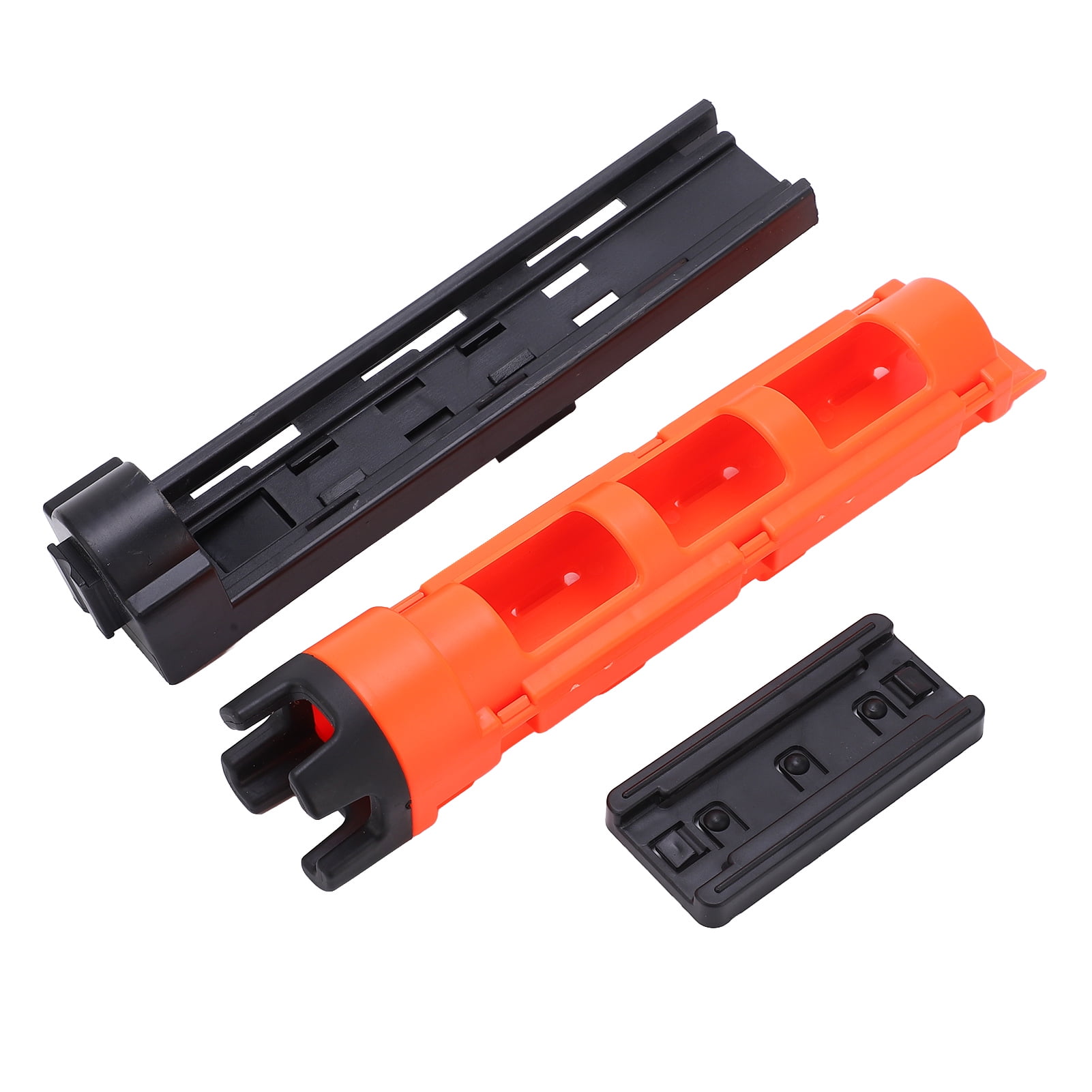 Orange Fishing Rod Holder, Plastic Rod Box with Base, Portable Rod ...