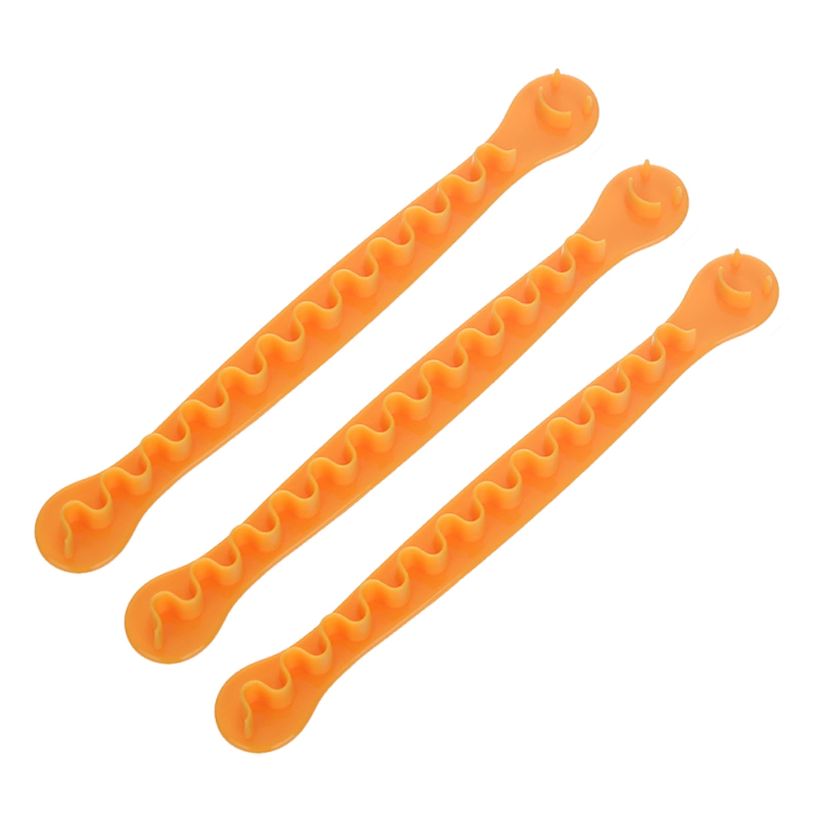 Orange Floral Pattern Egg Cutter 3-Piece Set C - Deviled Boiled Egg ...