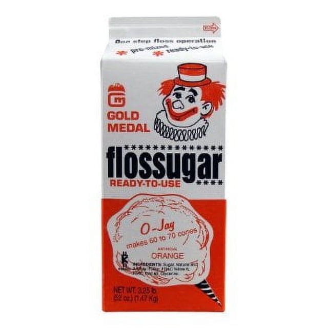 Orange Flossugar (1/2 gallon) - Walmart.com