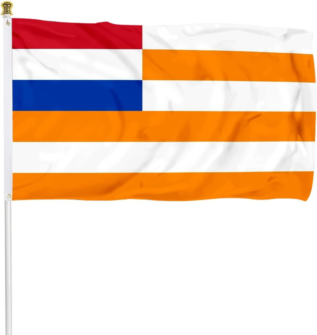 Orange Free State Flag Indoor and Outdoor banner (3x5ft) - Walmart.com