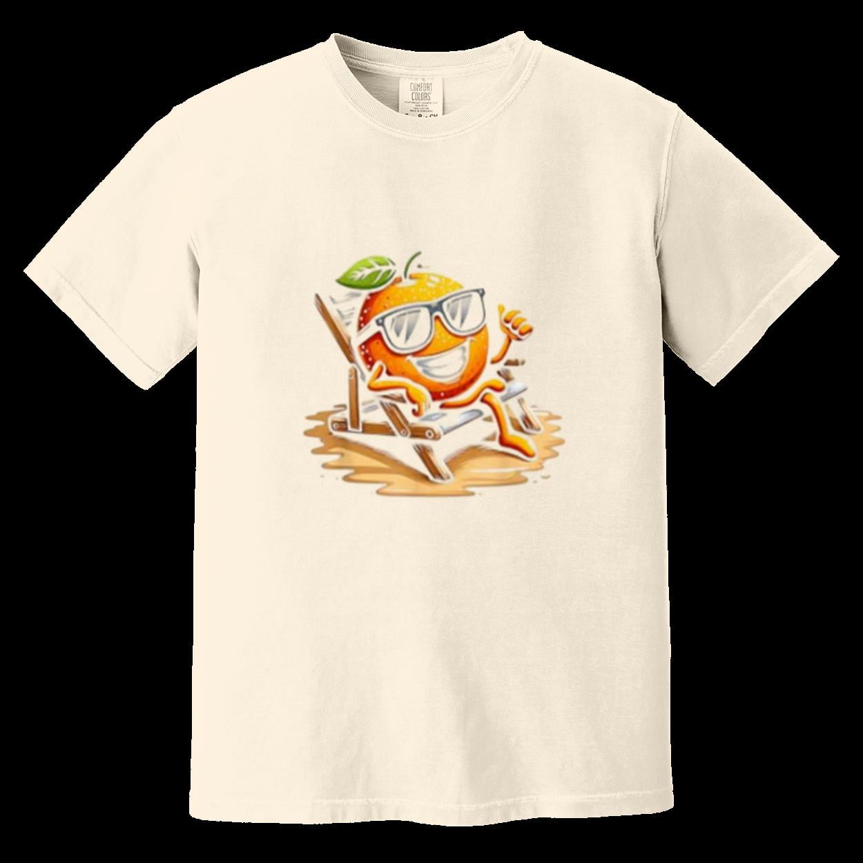 Orange Fruit Cool Summer Vibe Funny Citrus Humor Sweet Mood Art Comfort ...