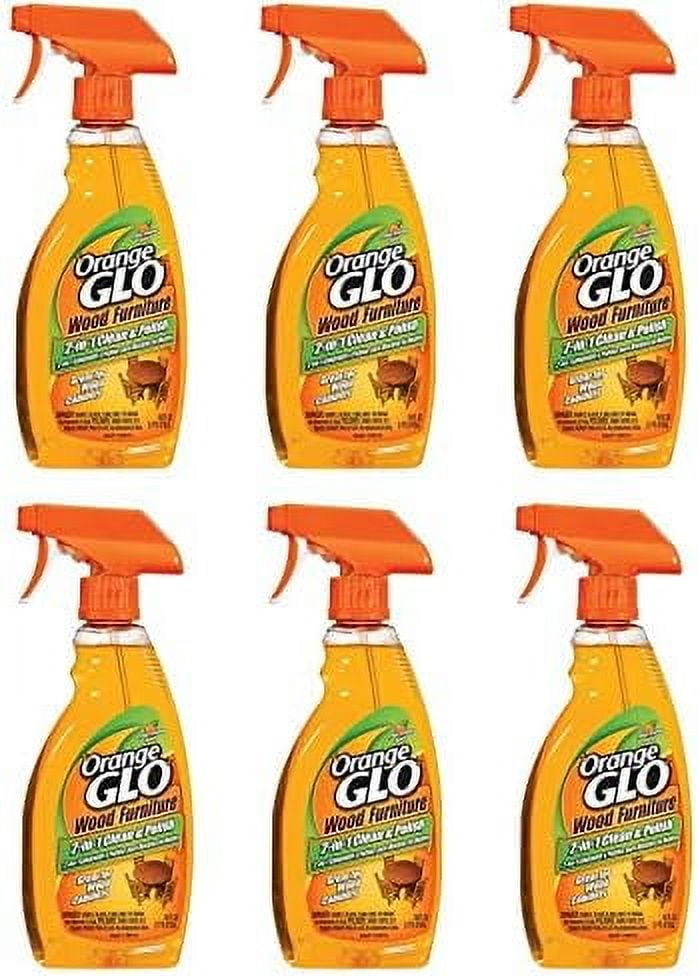 Orange Glo 2-In-1 Clean & Polish Orange Scent Wood Furniture 16 fl. oz ...