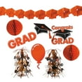 Orange Graduation Decorating Kit - Party Decor - 9 Pieces - Walmart.com