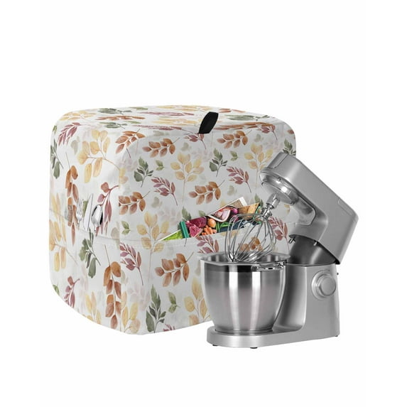 Orange Green Yellow Botanical Stand Mixer Dust Cover with Storage ...