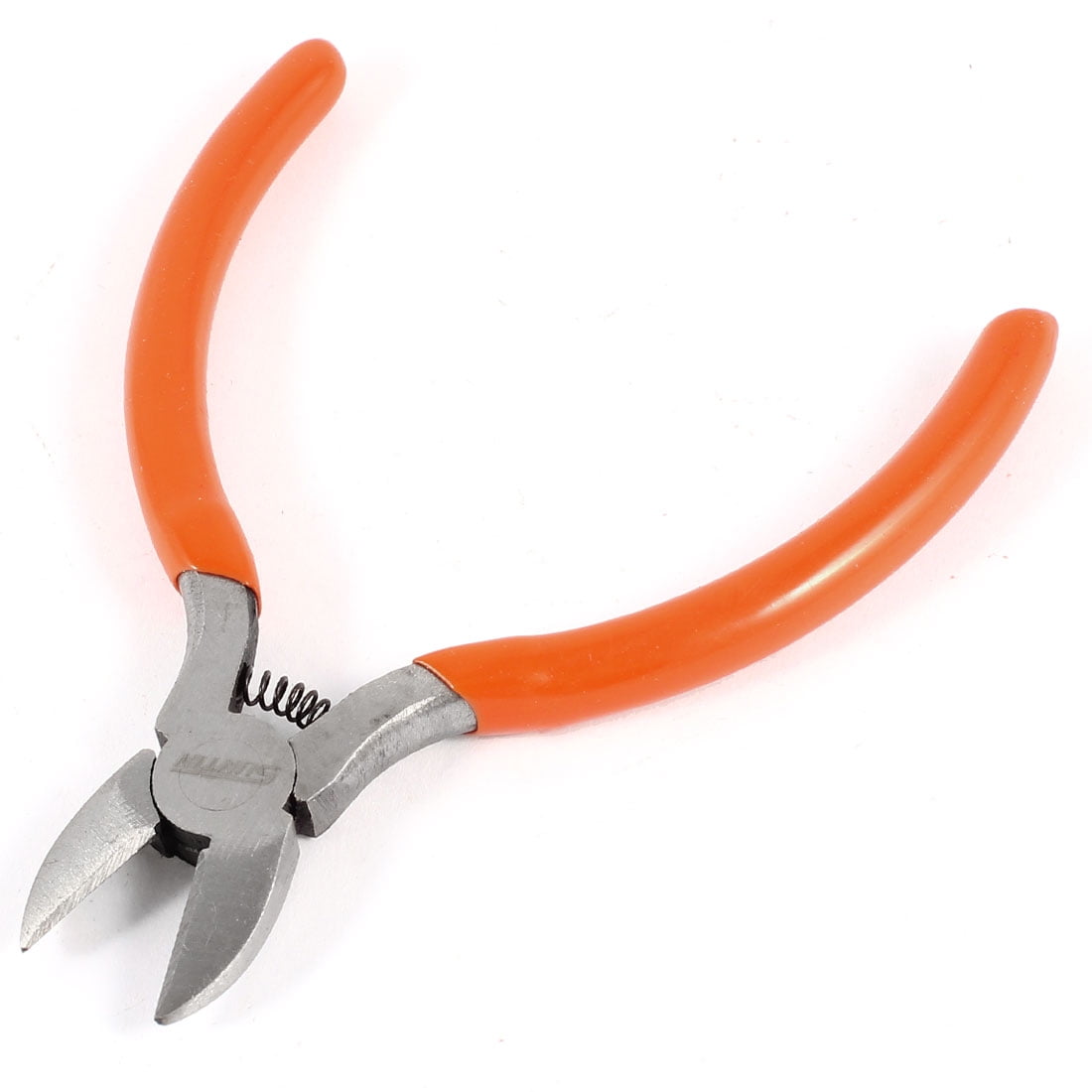 Orange Handle Diagonal Cutting Pliers Side Cutter 11cm Long - Walmart.com