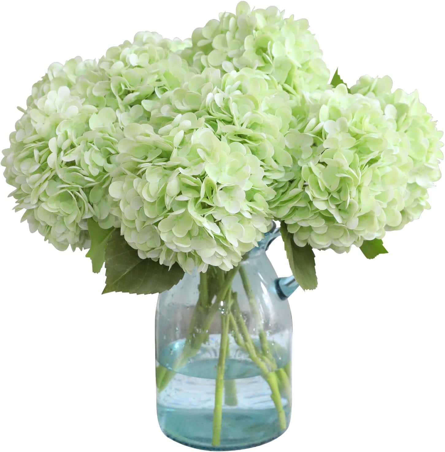 Orange Hydrangea Artificial Flowers Silk Flowers Fake Hydrangeas Real ...