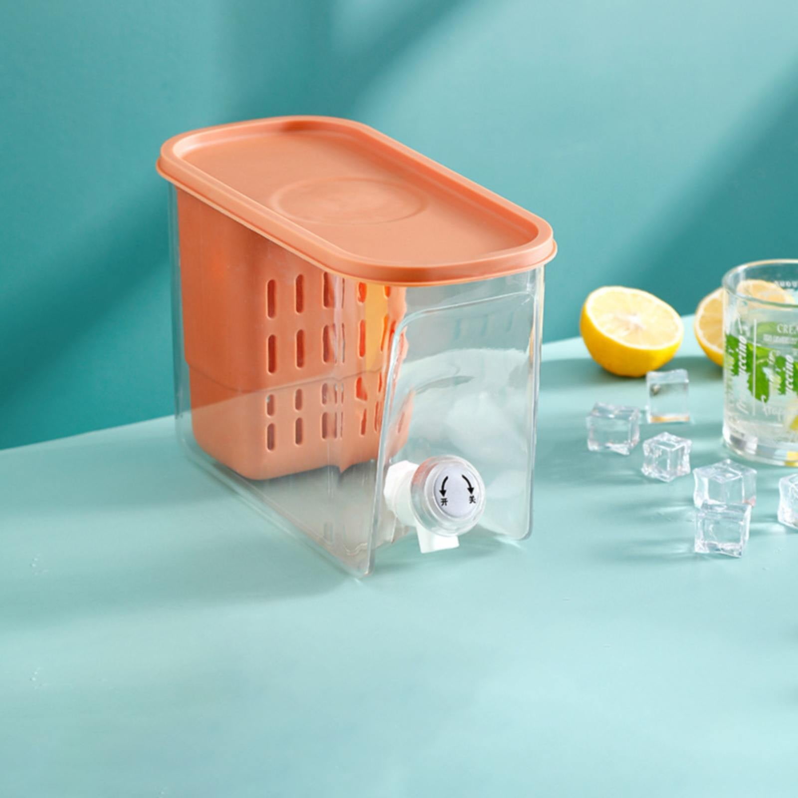 Orange Kitchen Storage Containers Japanese Plastic Water Dispenser With ...