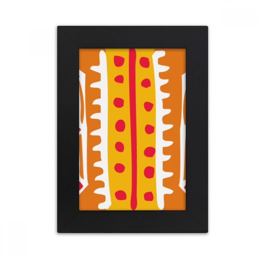 Orange Line Mexico Totems Ancient Civilization Desktop Photo Frame ...