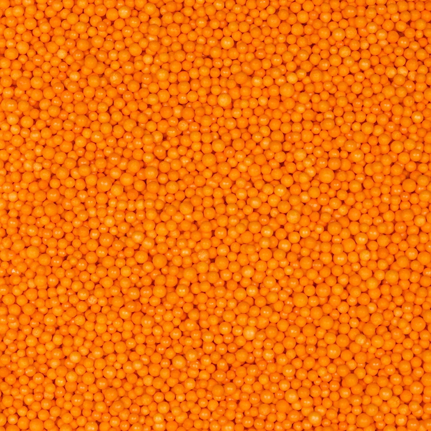 Orange Mini Sprinkle Beads (1/2 Cup) Candy Decor for Baking, Ice Cream ...