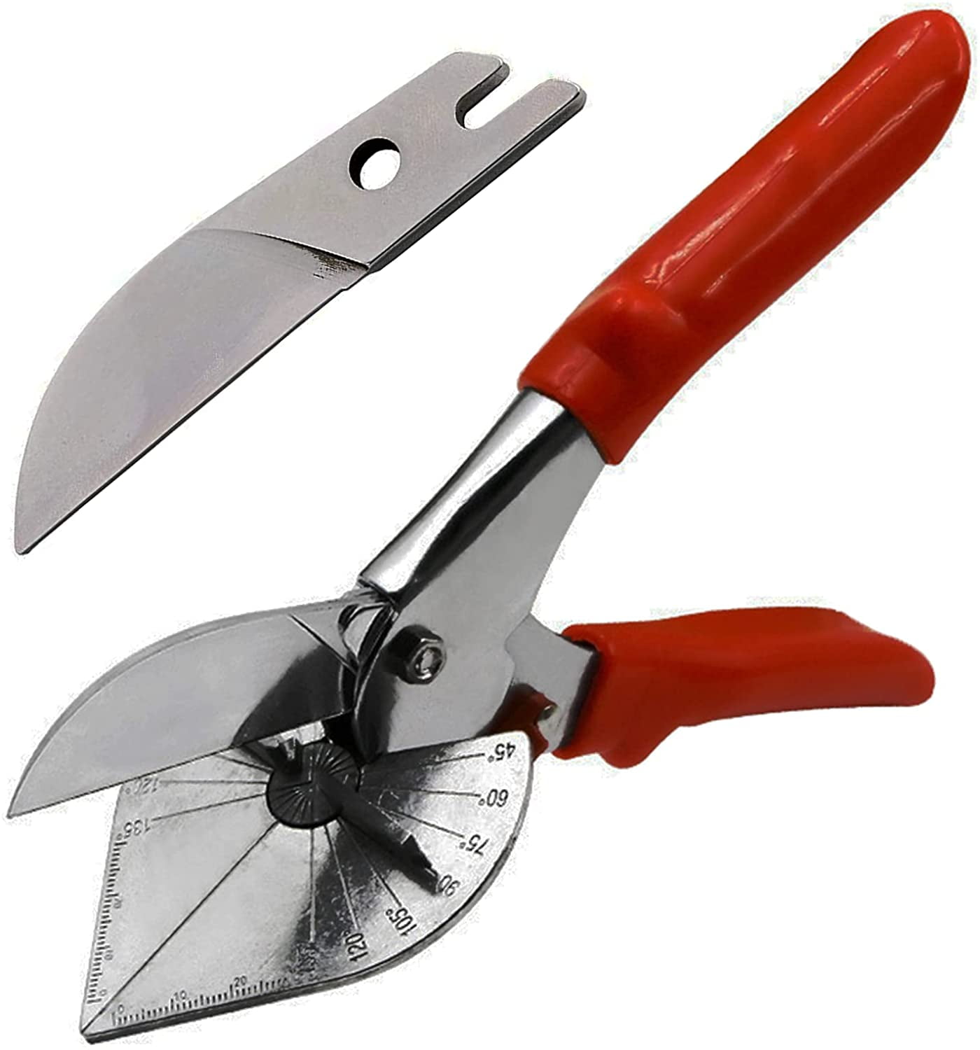 Orange Miter Snips-Professional Multi Angle Miter Shears Cutter,With a ...