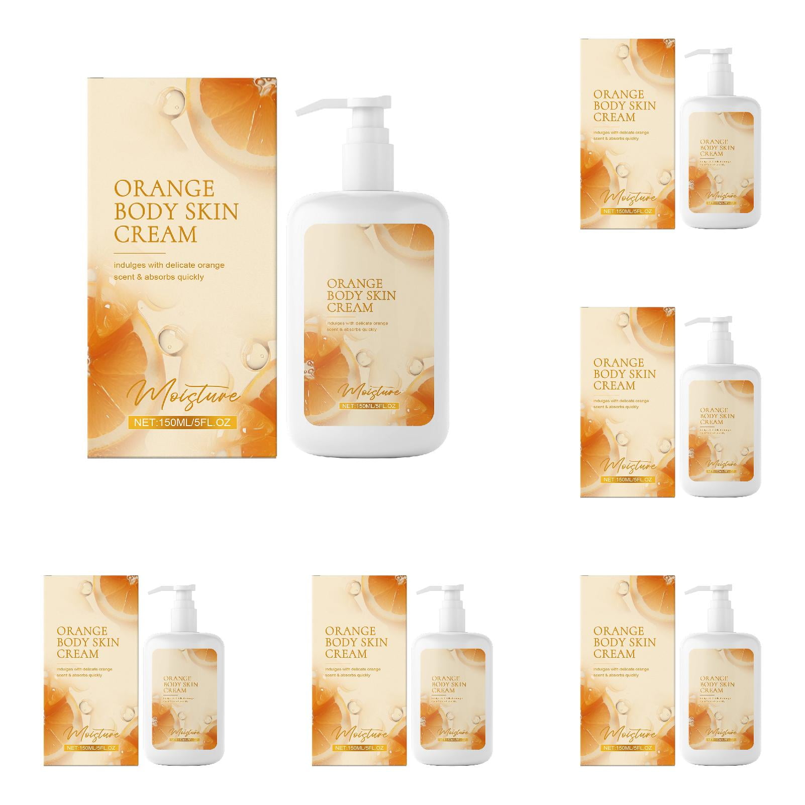 Orange Moisturizing Body Lotion Cares For Body Skin Hydration ...