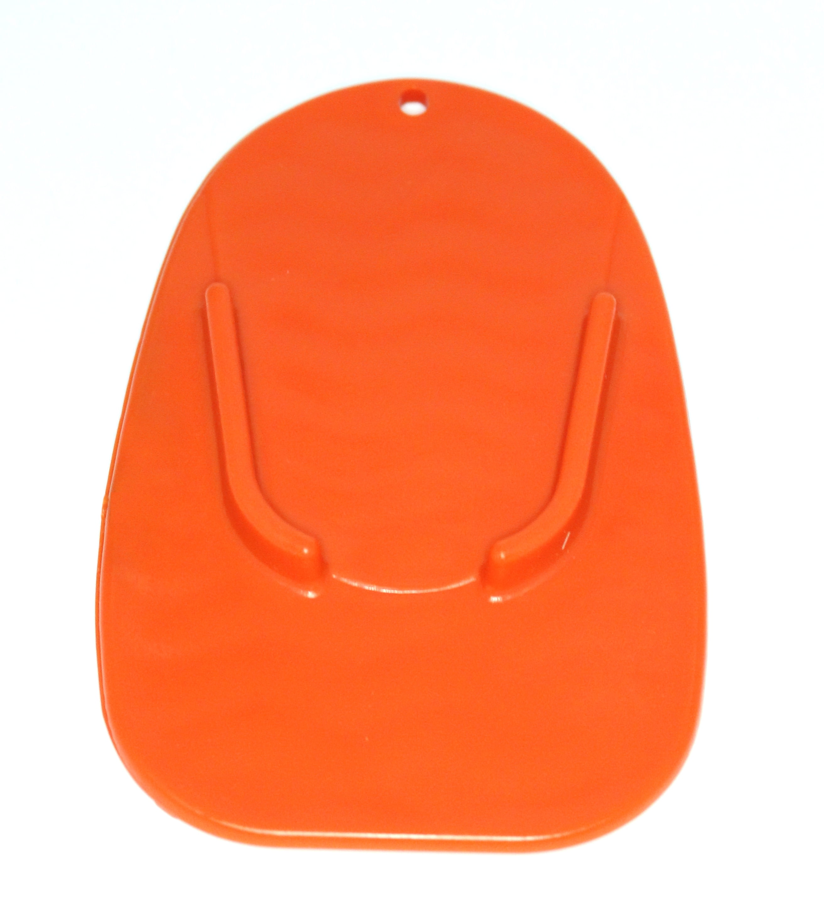 Orange Motorcycle Kickstand Plate - | Biker's Kick Stand Pad Harley ...