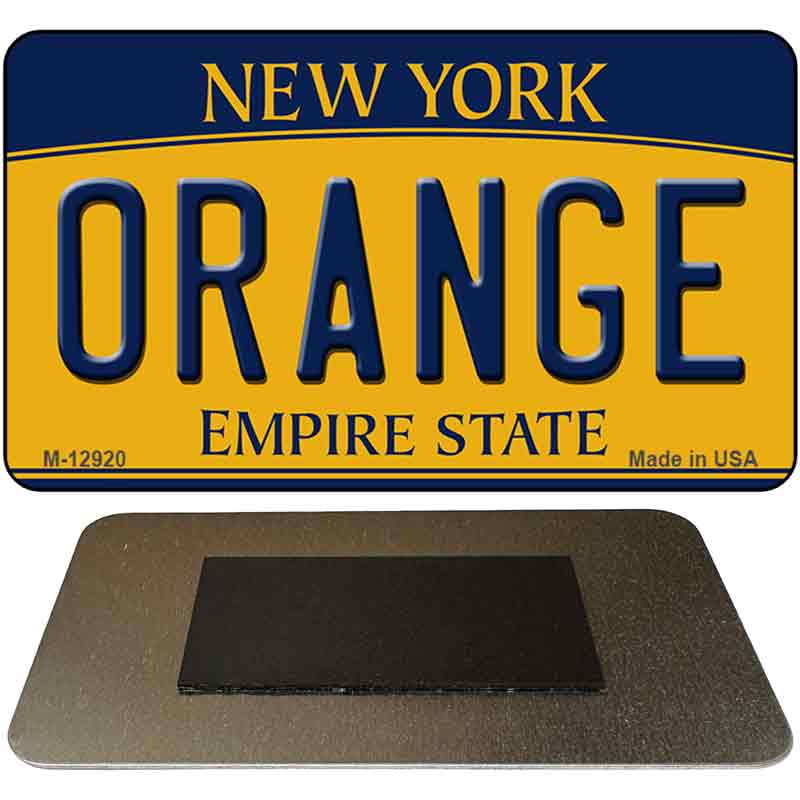 Orange Novelty Metal Magnet M-12920 3.5" x 2" Magnet (M) - Walmart.com