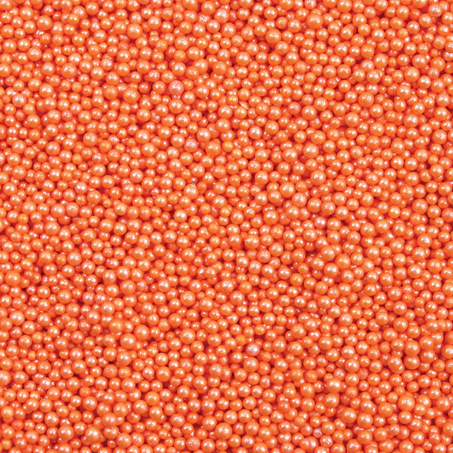Orange Pearl Mini Sprinkle Beads (1/2 Cup) Candy Decor for Baking, Ice ...