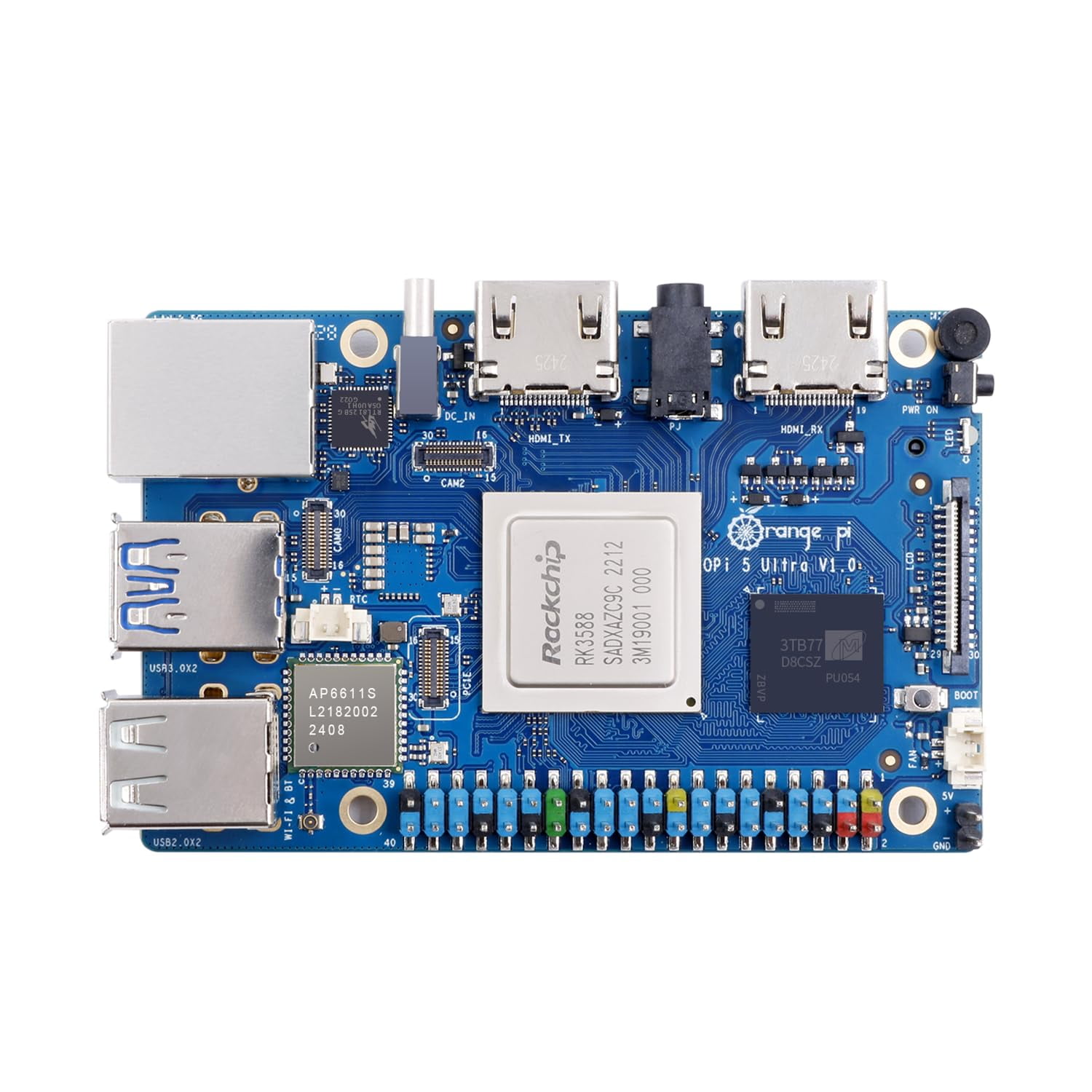 Orange Pi 5 Ultra KEF16 4GB/8GB/16GB LPDDR5 Rockchip RK3588 8-Core 64 ...