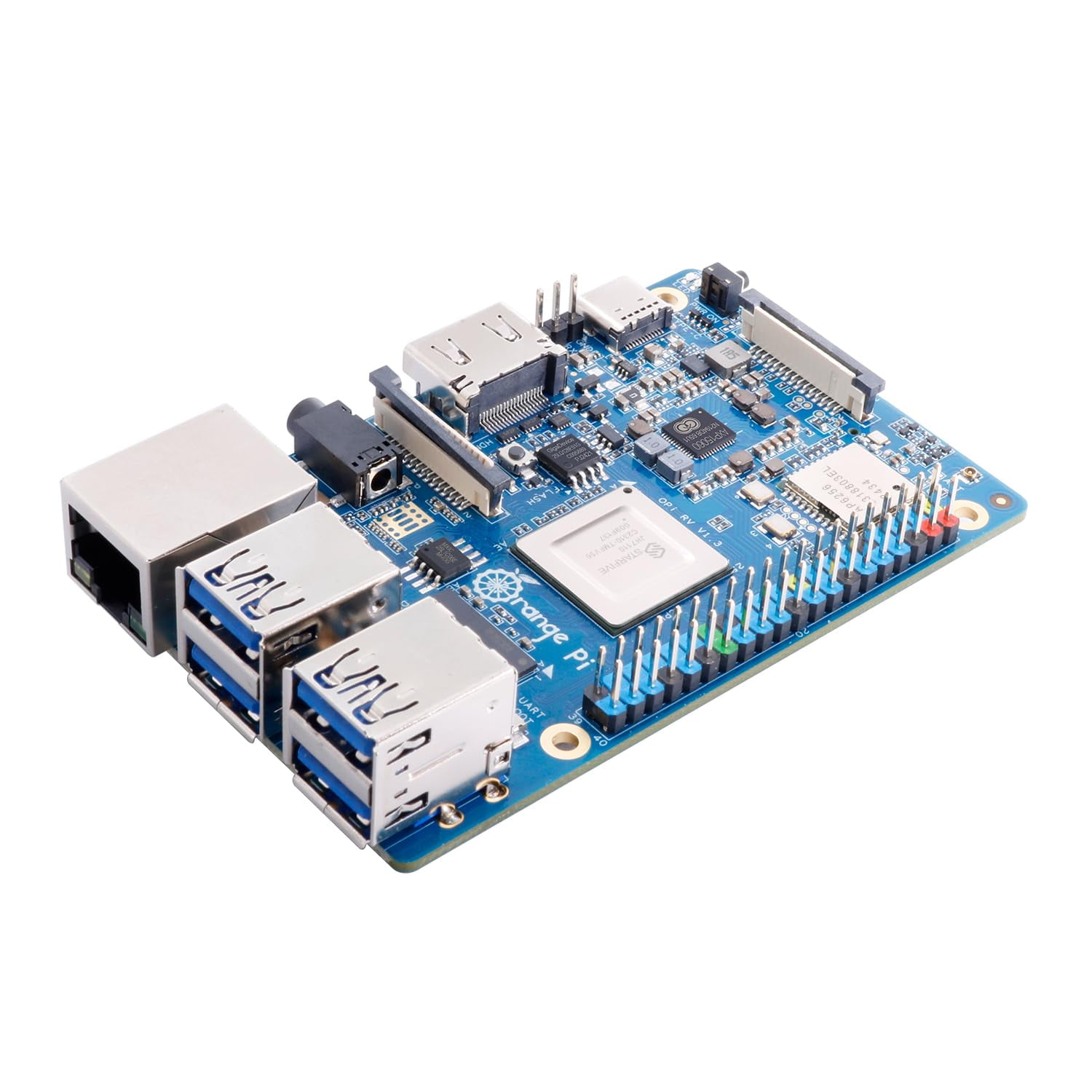 Orange Pi RV 2GB RRF12 LPDDR4 RISC-V Single Board Computer with ...