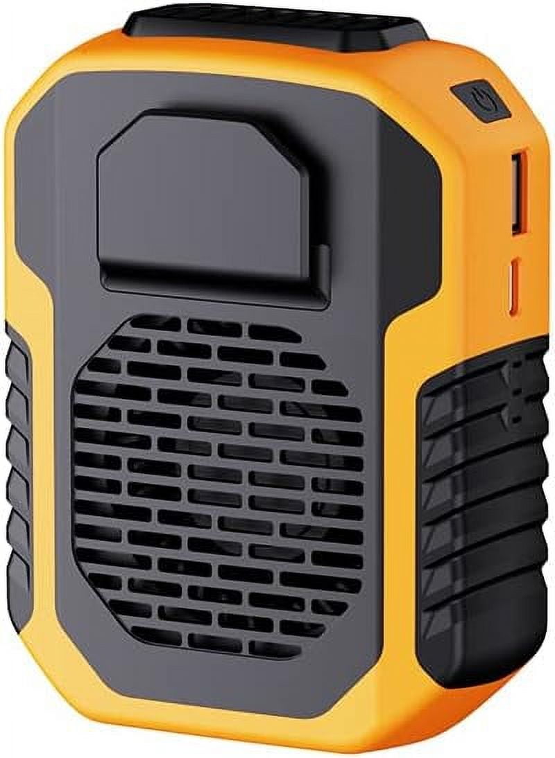 Orange Portable 4 In 1 Function USB Waist Belt Fan 3 Speed Strong ...