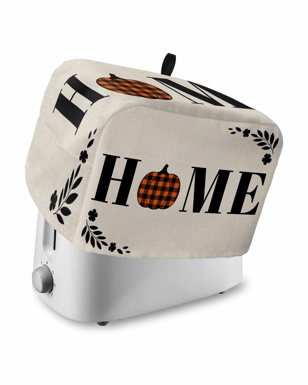 Orange Pumpkin Fall Toaster Cover 4 Slice, Large Kitchen Appliance ...