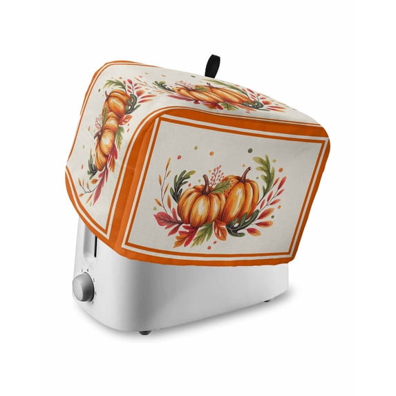 Orange Pumpkin Small Toaster Cover 2 Slice, Kitchen Appliance Covers ...