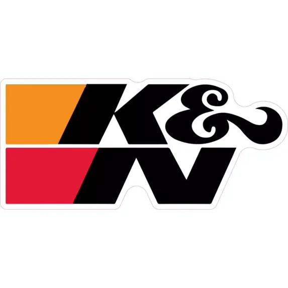 Orange Red Kn Logo Sticker Window Decal Phone Decal Water Bottle ...