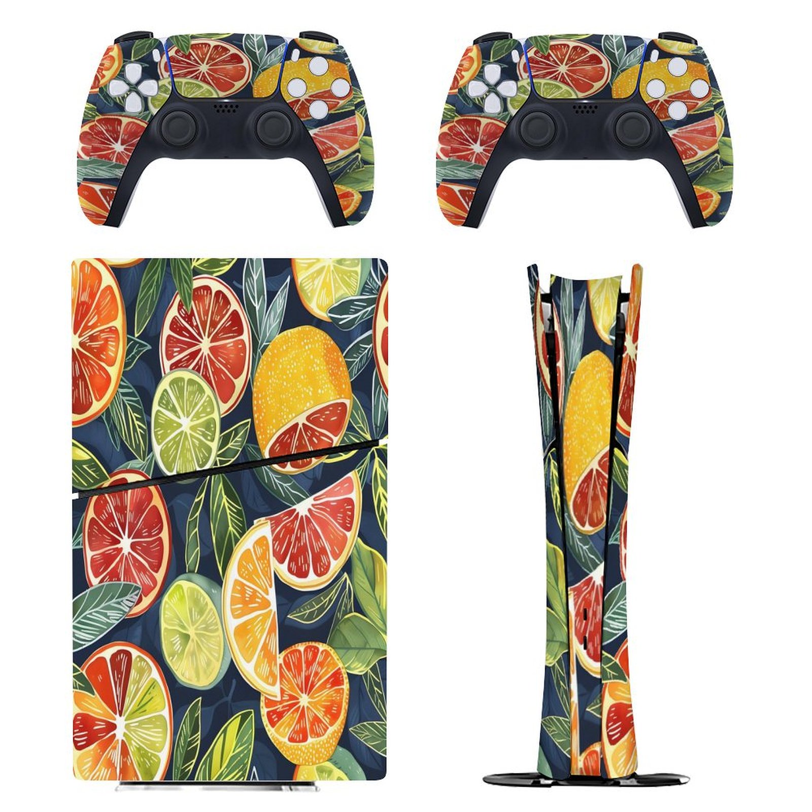 Orange, Red PS5/PS5 Slim Digital Disc Skin Sticker For Console And ...