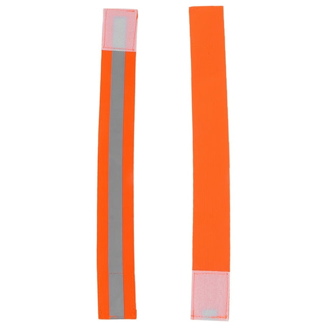 Orange Reflective Wrist & Ankle Bands for Cycling, Running, Sports ...