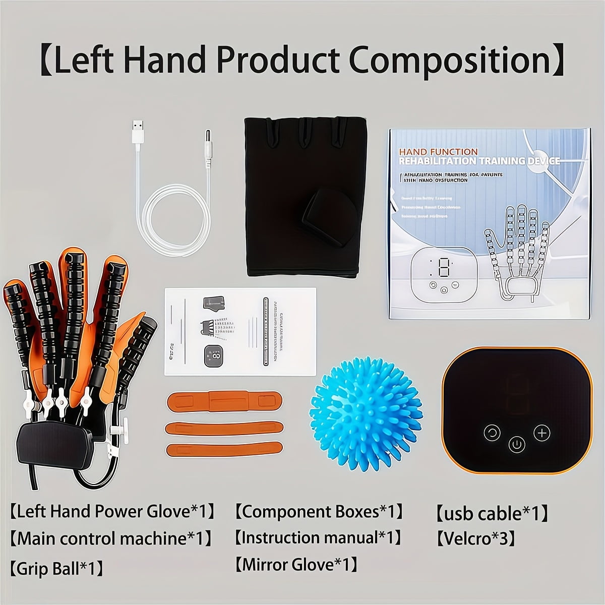 Orange Rehabilitation Robotic Gloves | Finger Function Training ...