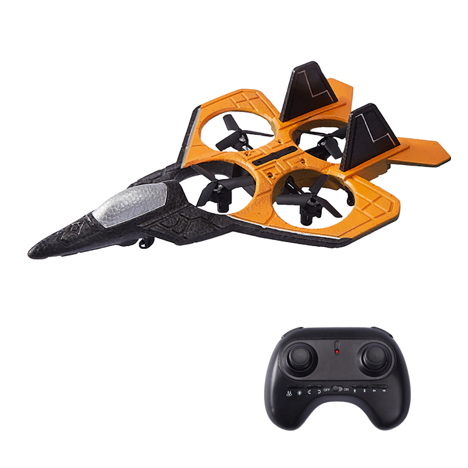 Orange Remote Control Foam Glider Aircraft Toy Fighter Uav Model For ...