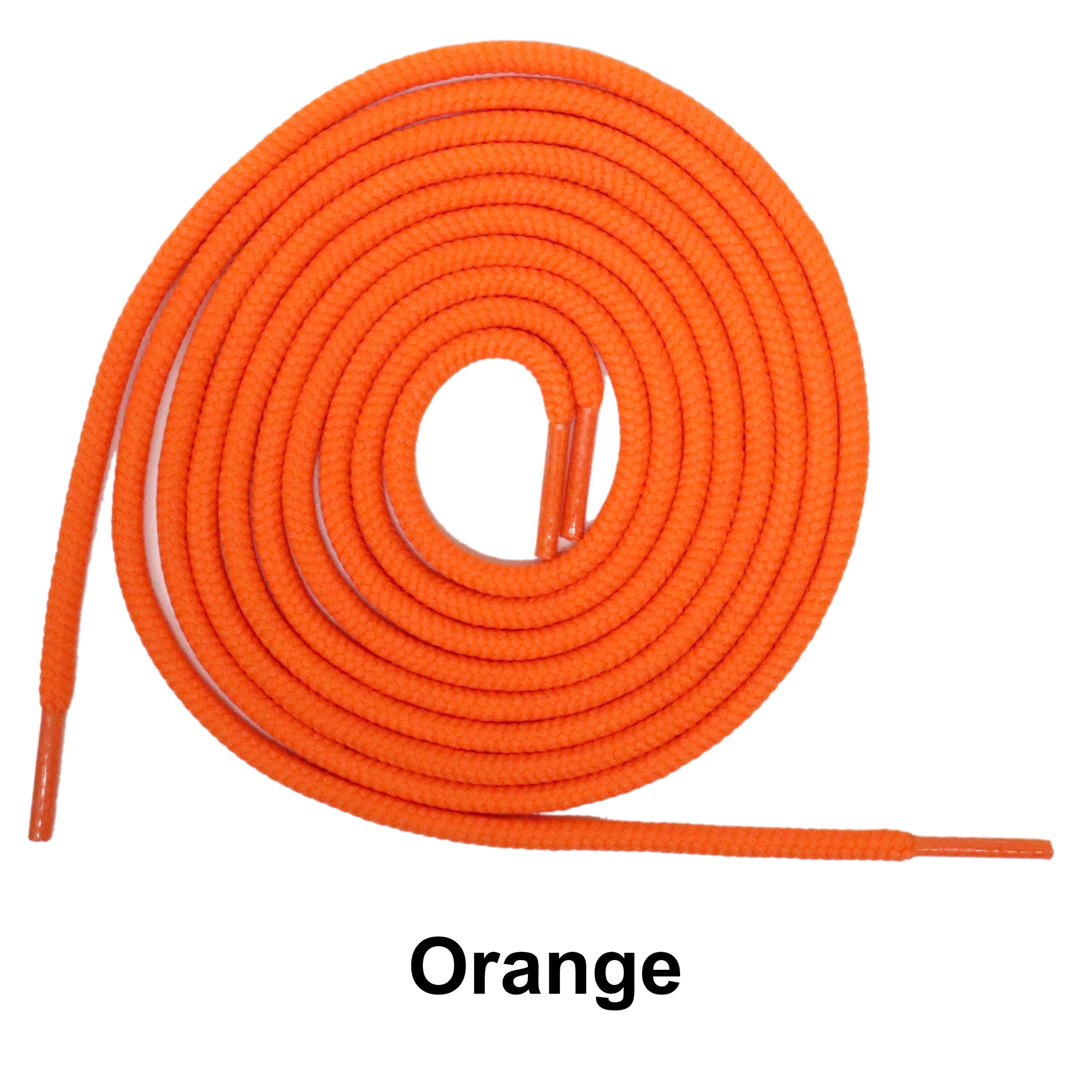 Orange Round Athletic Sneaker 27 36 45 54 63 Inch Shoelaces - Walmart.com