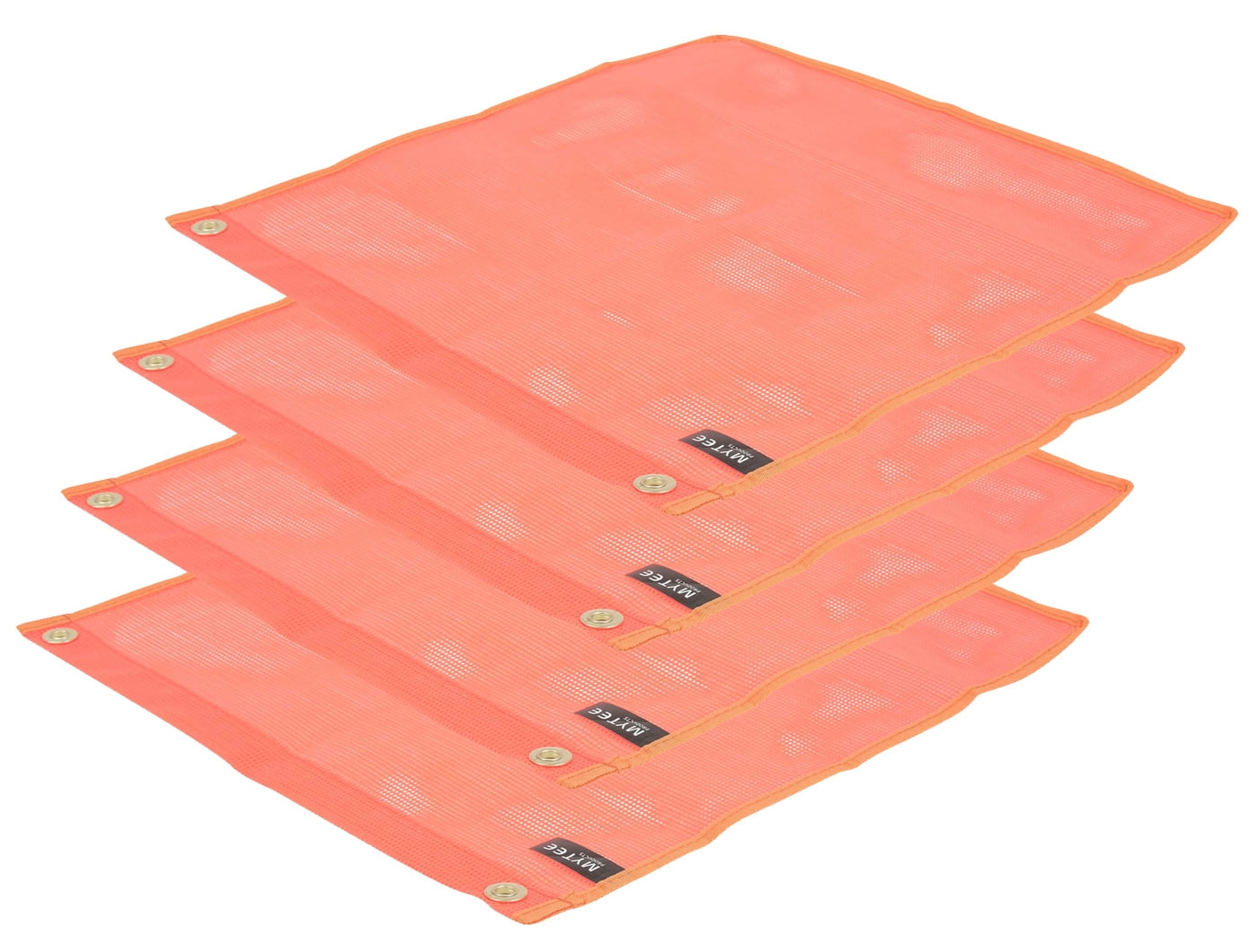 Orange Safety Flag with 2 Grommets DOT Compliant - 18 Inch x 18 Inch ...