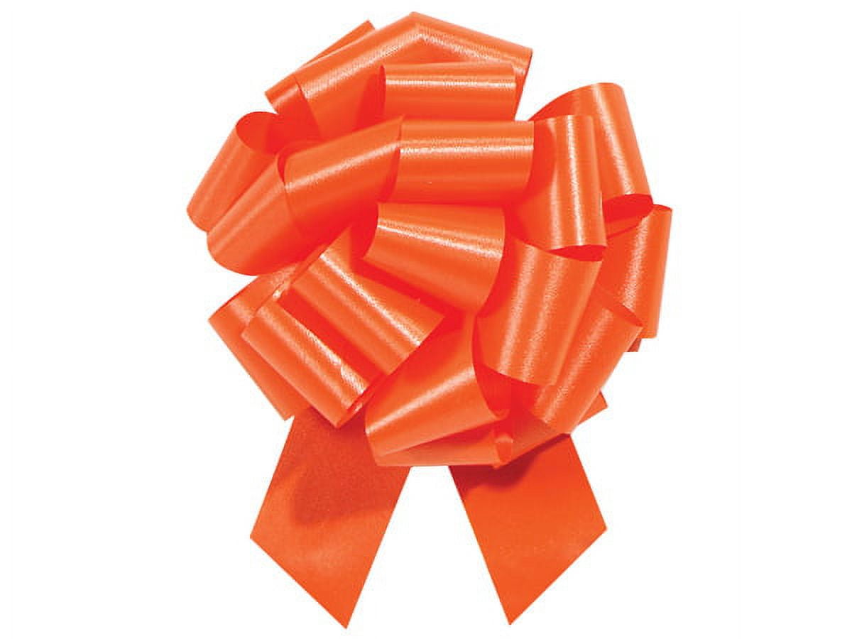 Orange Satin 5inch Gift Wrapping Decorative Pull Bows -10pack - Walmart.com